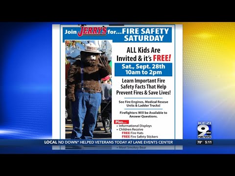 Jerry's Home Improvement Center hosts fire safety events in Eugene and Springfield