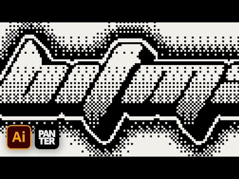 How to Make Y2K Bitmap Dither Effect in Illustrator (Fully Editable)