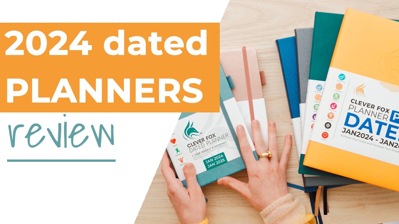 Clever Fox 2024 Dated Planners are here!