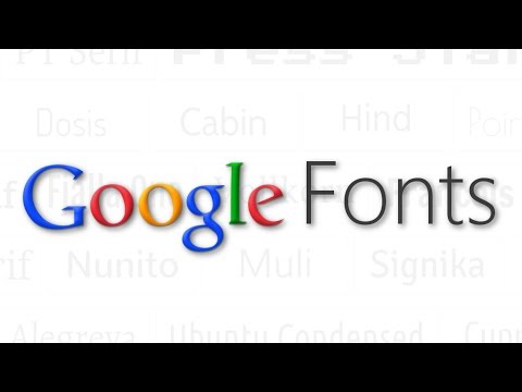 Free Fonts - Google Fonts