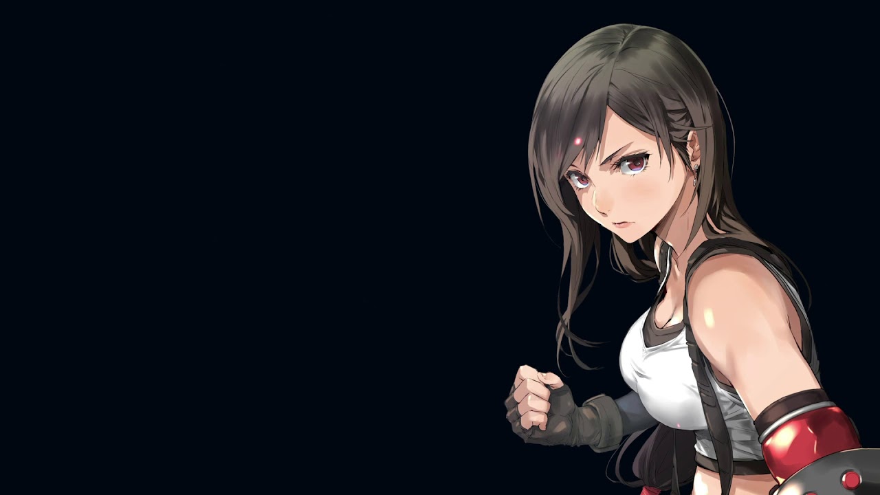 Tifa FFVIIR Animated Desktop Wallpaper for Wallpaper Engine - Dark version