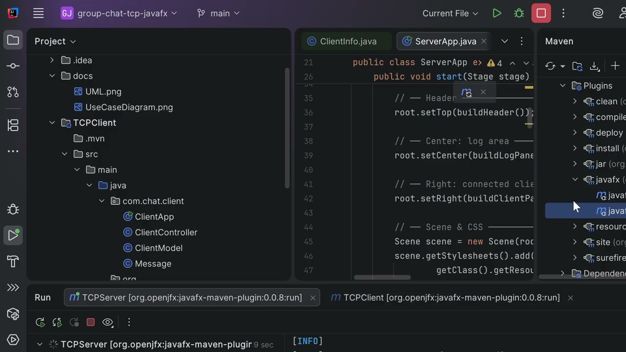TCP Client Chat Application