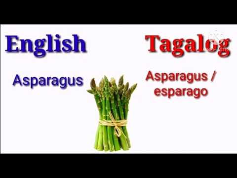 Names of Vegetables in English and Tagalog