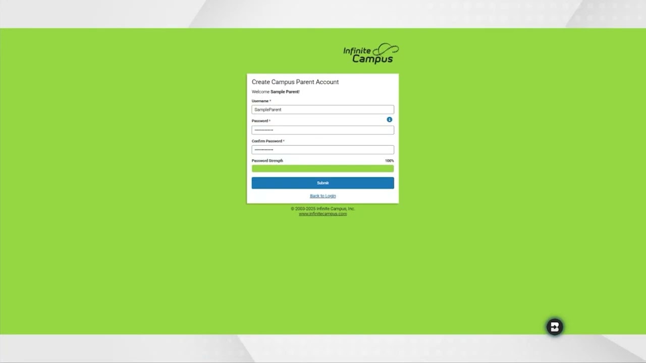 Infinite Campus: Creating Your Parent Account