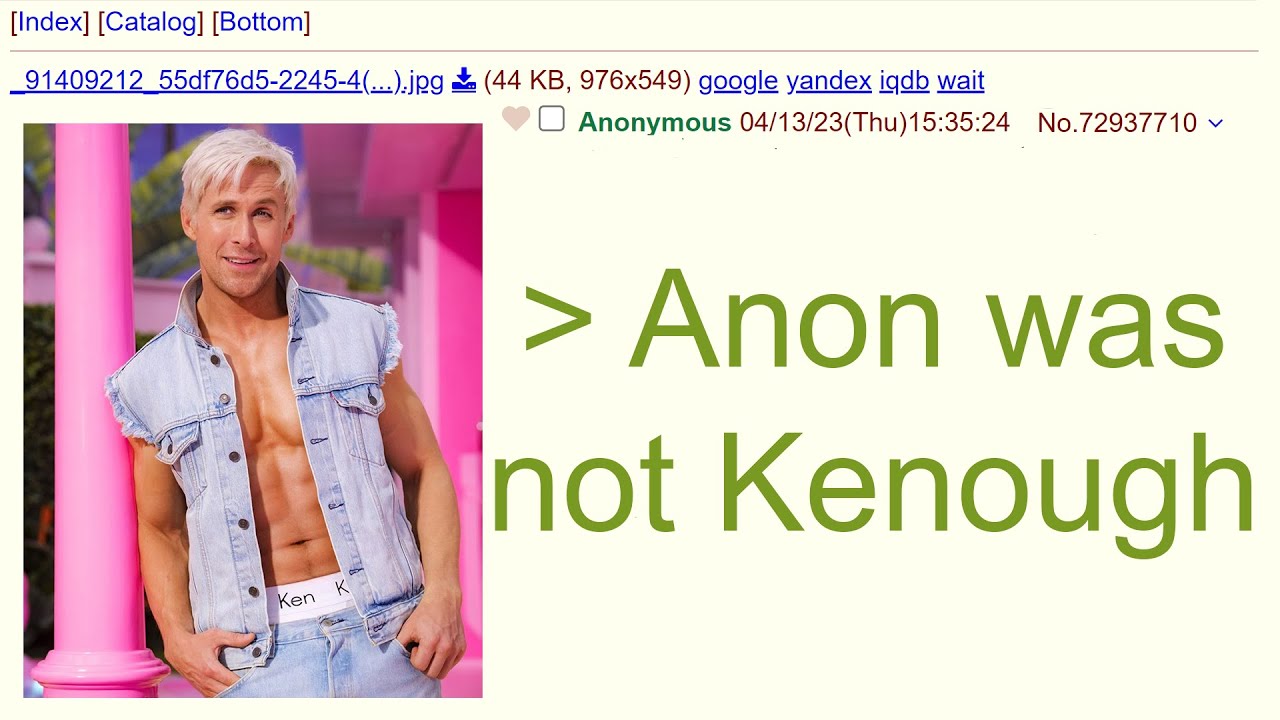 Anon Was Not Kenough - 4Chan r/Greentext