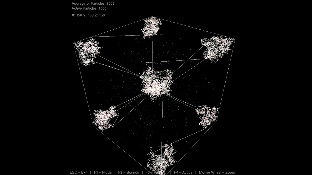 Diffusion Limited Aggregation Visualizer