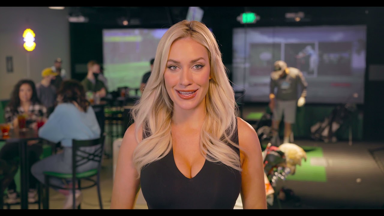 Paige Spiranac X-Golf Omaha Golf Simulator Demo