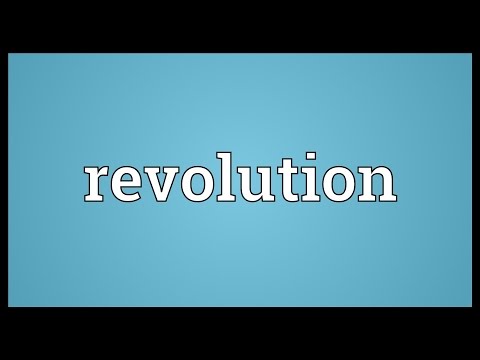 Revolution Meaning