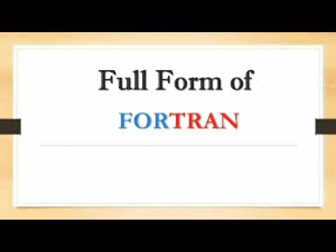 What is the full form of Fortran?|| #shorts #viralshorts #fortran #famous
