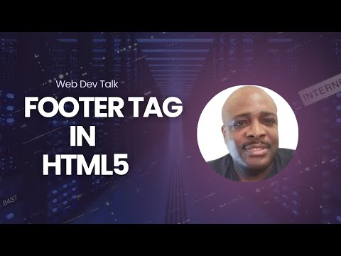 Wed Dev Talk | Footer tag in HTML5