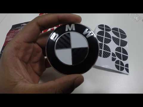 Wrapping BMW Wheel Centre Hub Badge Emblem in Carbon Fibre (Part 1)