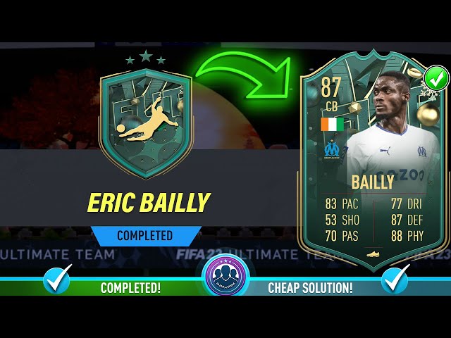 FIFA 23 Eric Bailly Winter Wildcards SBC - How to complete, estimated ...