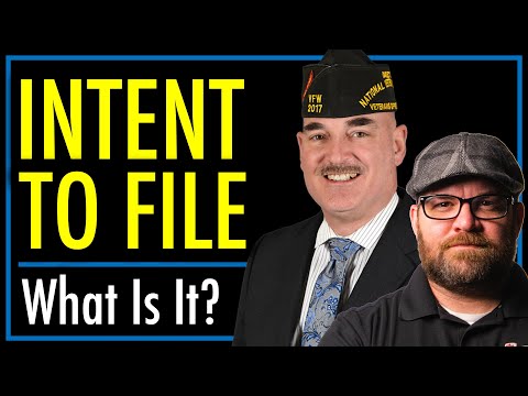 What is INTENT TO FILE for VA Disability | Applying for VA Disability | theSITREP