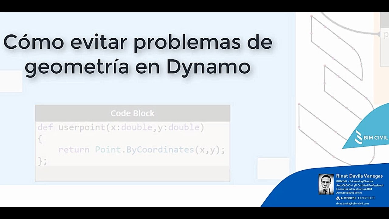 Cómo evitar problemas de geometría en Dynamo. (Avoid geometry scaling issues in Dynamo)