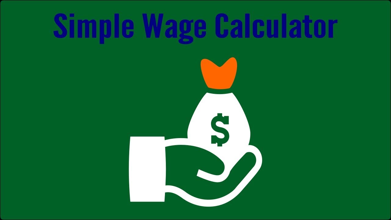 Simple Wage Calculator Tutorial