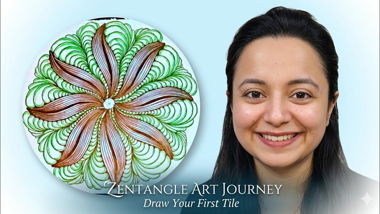 Pattern 1122|Zentangle art|Doodle art|Zentangle|Zendoodle|Zentangle pattern|Zentangle tutorial 