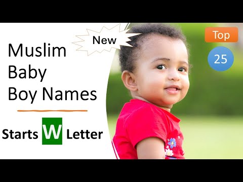 Muslim Baby Boy Names Starts with W | W letter baby boy names Islamic | Muslim baby names
