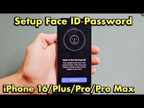 iPhone 16's: How to Setup Face ID Password