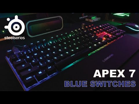 Review Steelseries APEX 7 [Blue Switches] - ASMR Typing + Short Film #steelseries  #keyboard #gaming