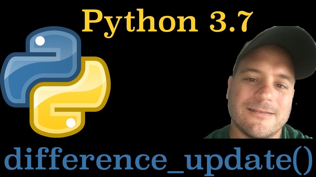 Python 3.7: How To Use The Difference Update Method In Python