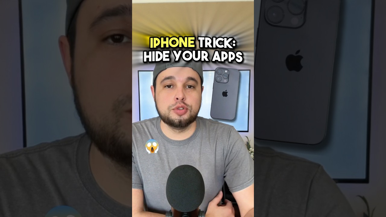 How to Hide Apps on iPhone 🫣 #iphonetricks #iphone