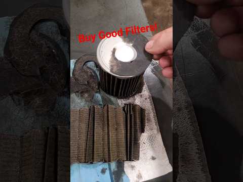 Don't Be Cheap! What a Crappy Oil Filter #shorts
