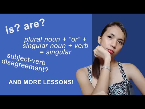 3: On subject-verb DISagreement