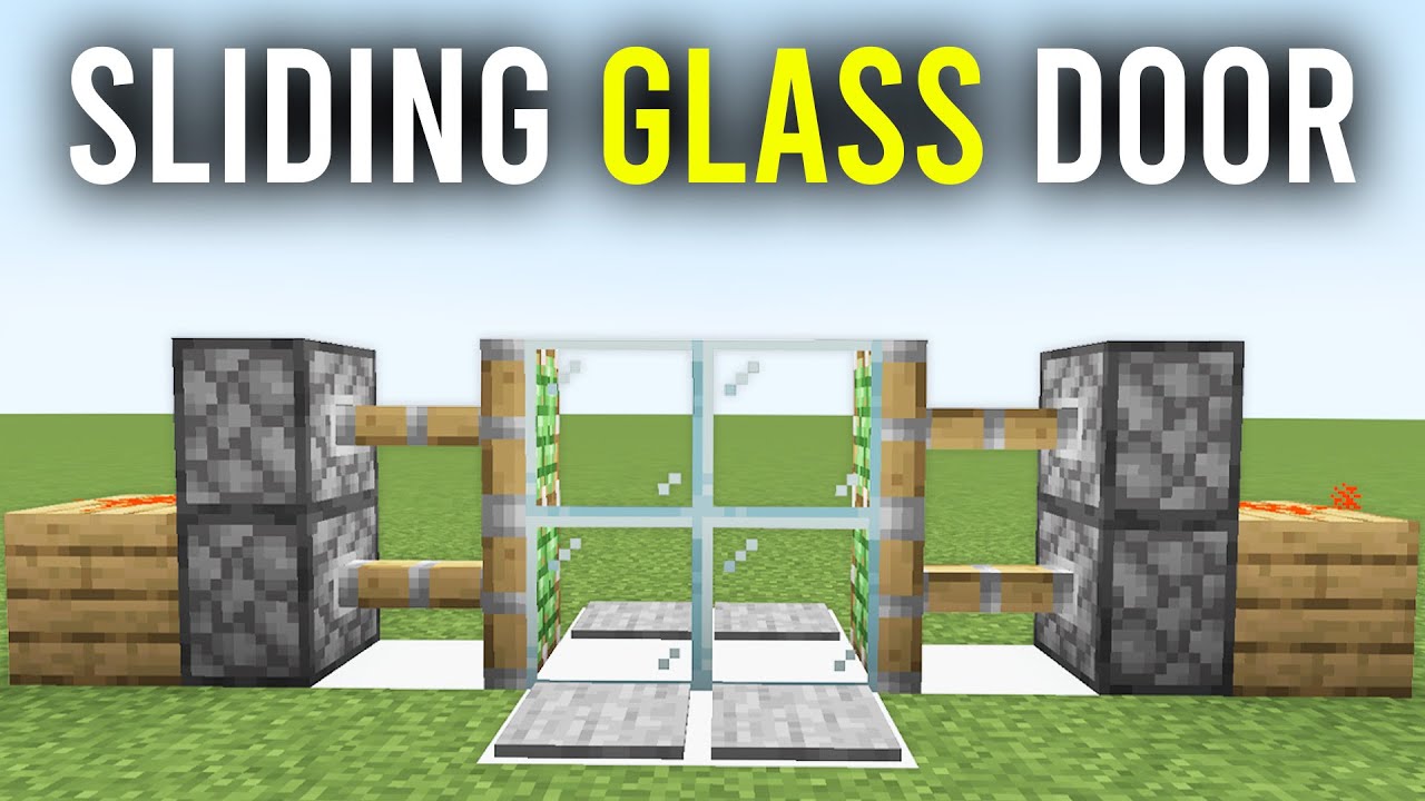 How To Make Automatic Sliding Glass Door In Minecraft - Full Guide