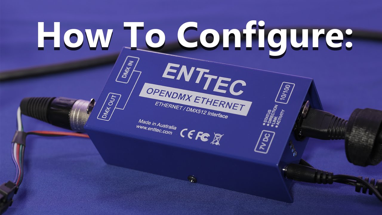 Enttec Open DMX Ethernet ODE MK2 DMX Ethernet адаптер купить в Москве в интернет-магазине Kombik