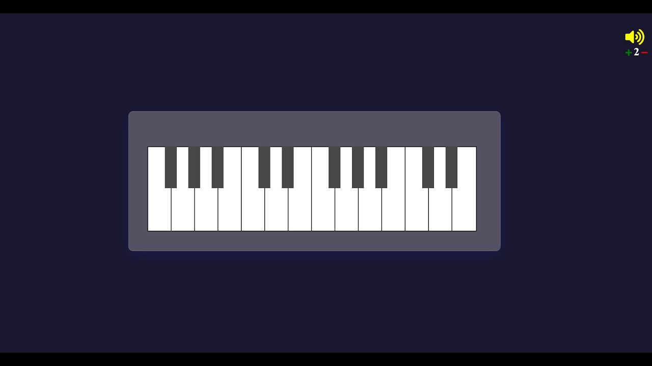 Virtual Piano In JavaScript With Source code | Source Code & Projects
