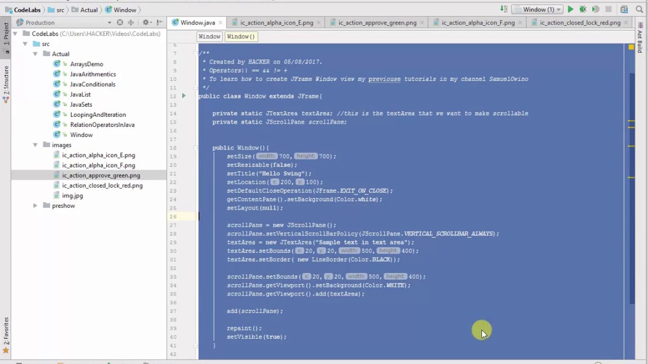 how to add JScrollPane to JTextArea