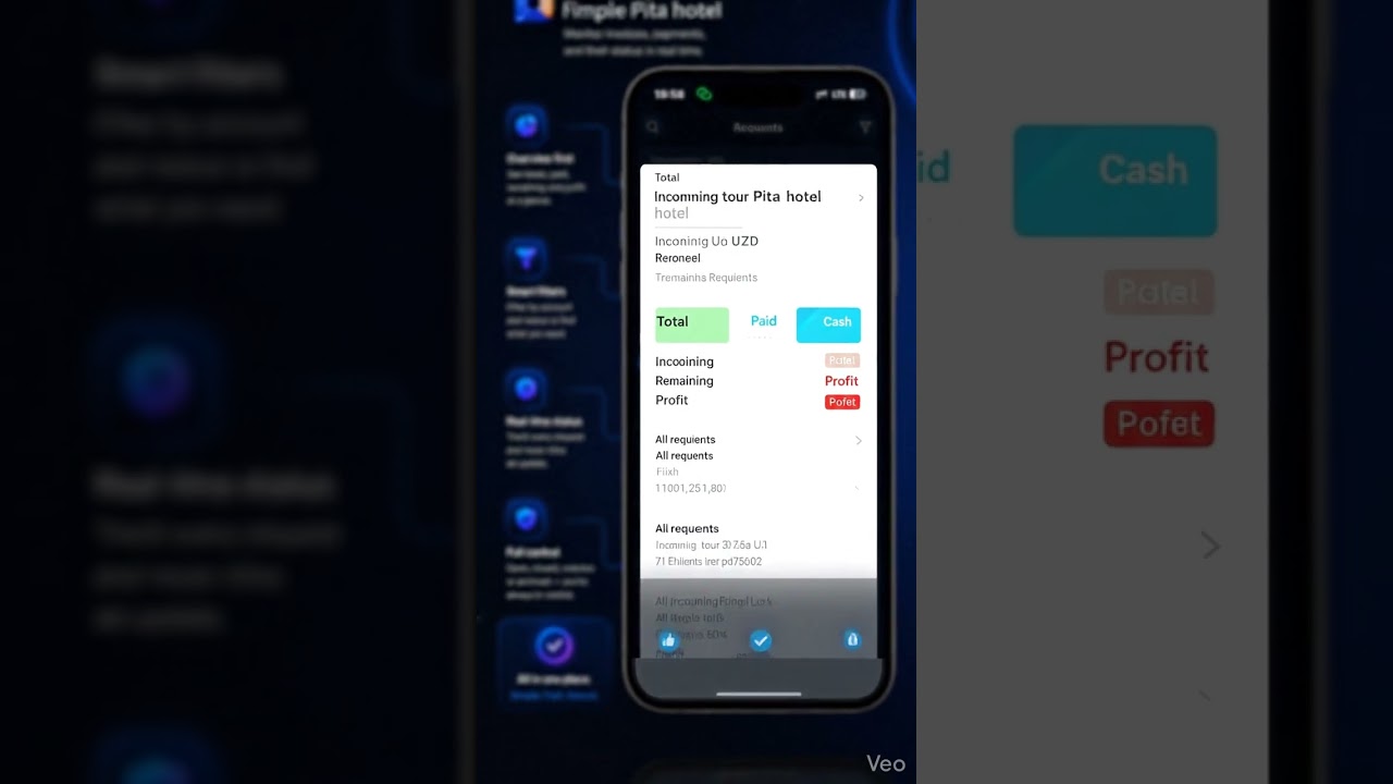 Easy finance tracking with accounts, transfers and reminders.