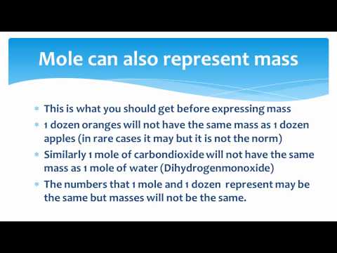 What is a "Mole"