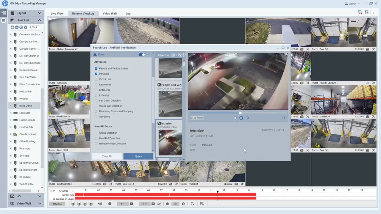 Edge Recording Manager v2.3.2 AI Event Query, 64 Ch Free Support & More New Features