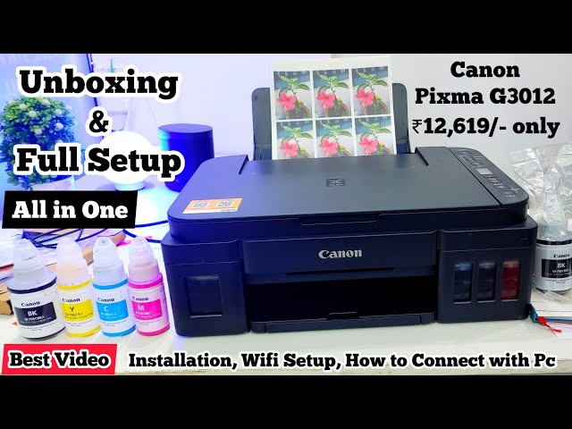 Canon Inkjet Printers - Canon Pixma G3010 Inkjet Printer Retail Trader ...