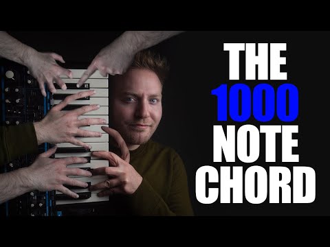 Making a 1000 Note Chord That Actually Sounds Good