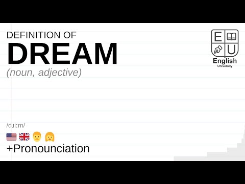 DREAM meaning, definition & pronunciation | What is DREAM? | How to say DREAM