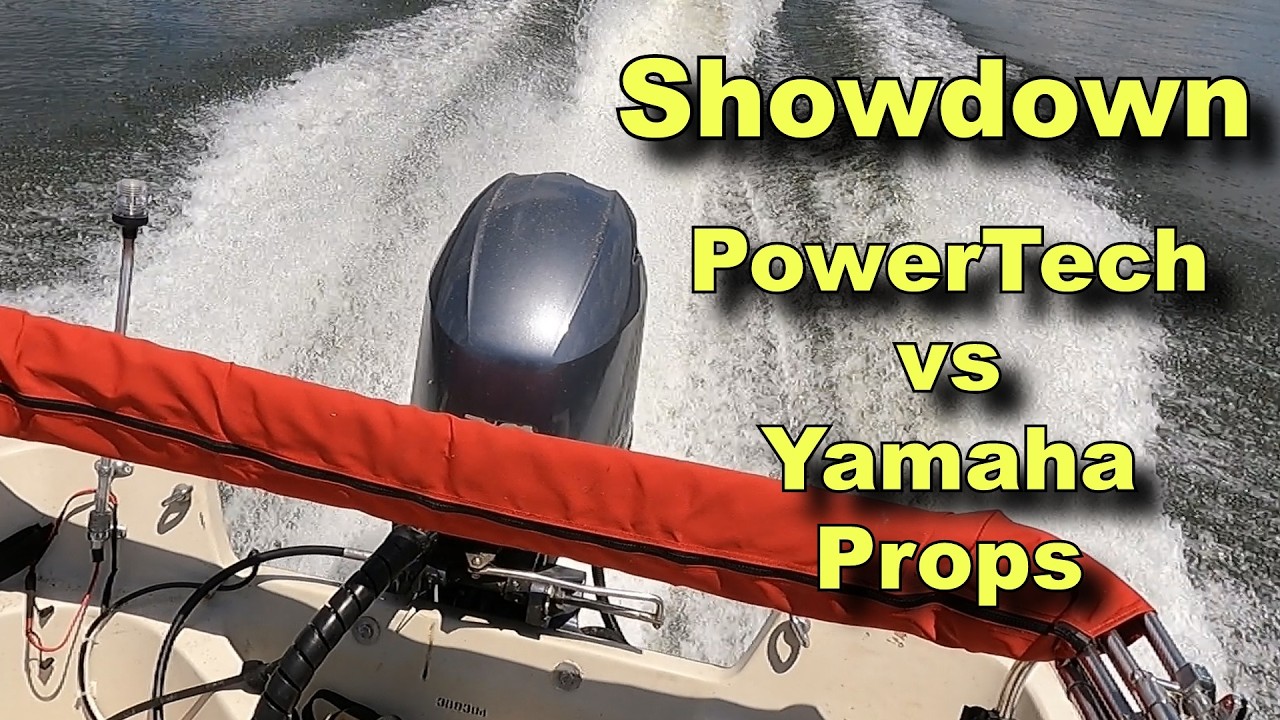 Yamaha Vs Powertech 13.25x14 Propeller Showdown! Yamaha F70 on a Montauk 17