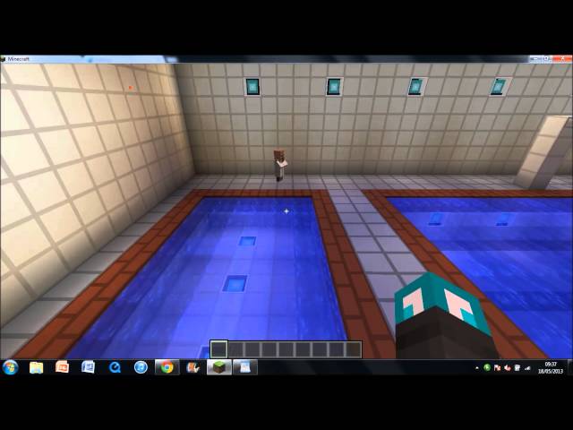 Minecraft Swimming Pool- MC Swim Minecraft Map