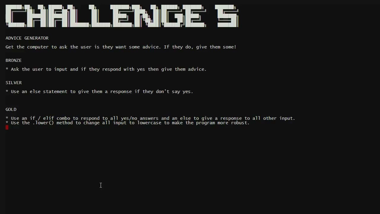 Python Challenge 5 - Advice Generator
