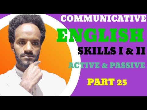 what do active and passive mean ? part.1
