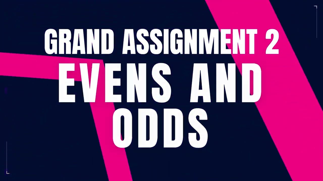 Evens and Odds | Grand Assignment 2 || Python coding tips tricks || Nxtwave ccbp 4.0 telugu | Python