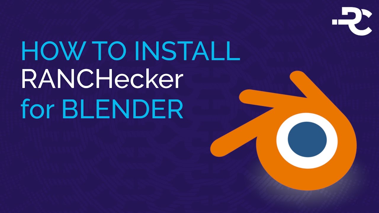 Installation RANCHecker Blender