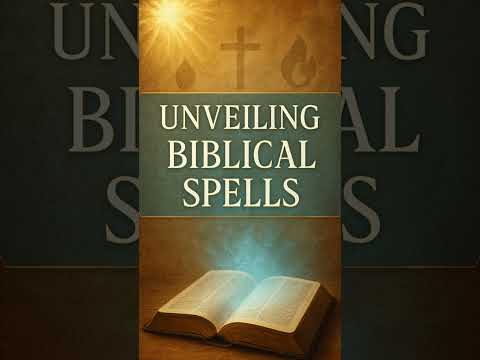 The Mystical Power of Words: Unveiling Biblical Spells and Their Meanings ! #spirituality #magic