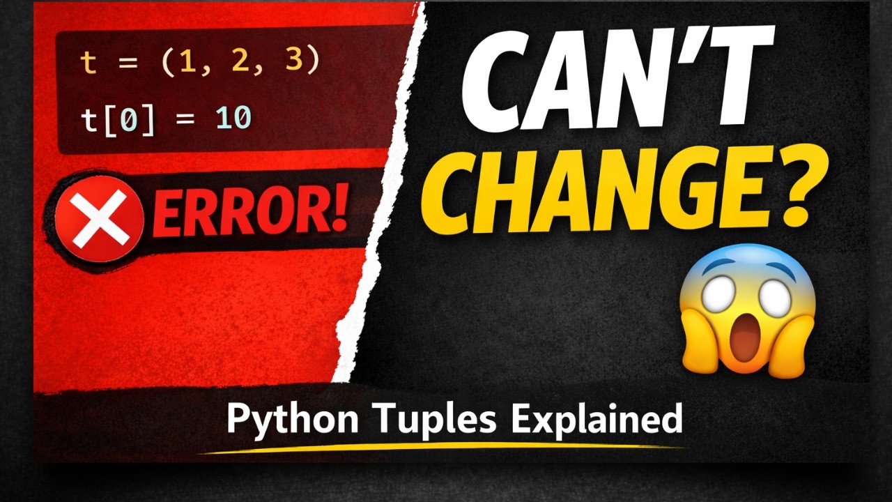 👉 This Python Code Looks Correct… But FAILS 😱 | Tuple Explained (Day 25)