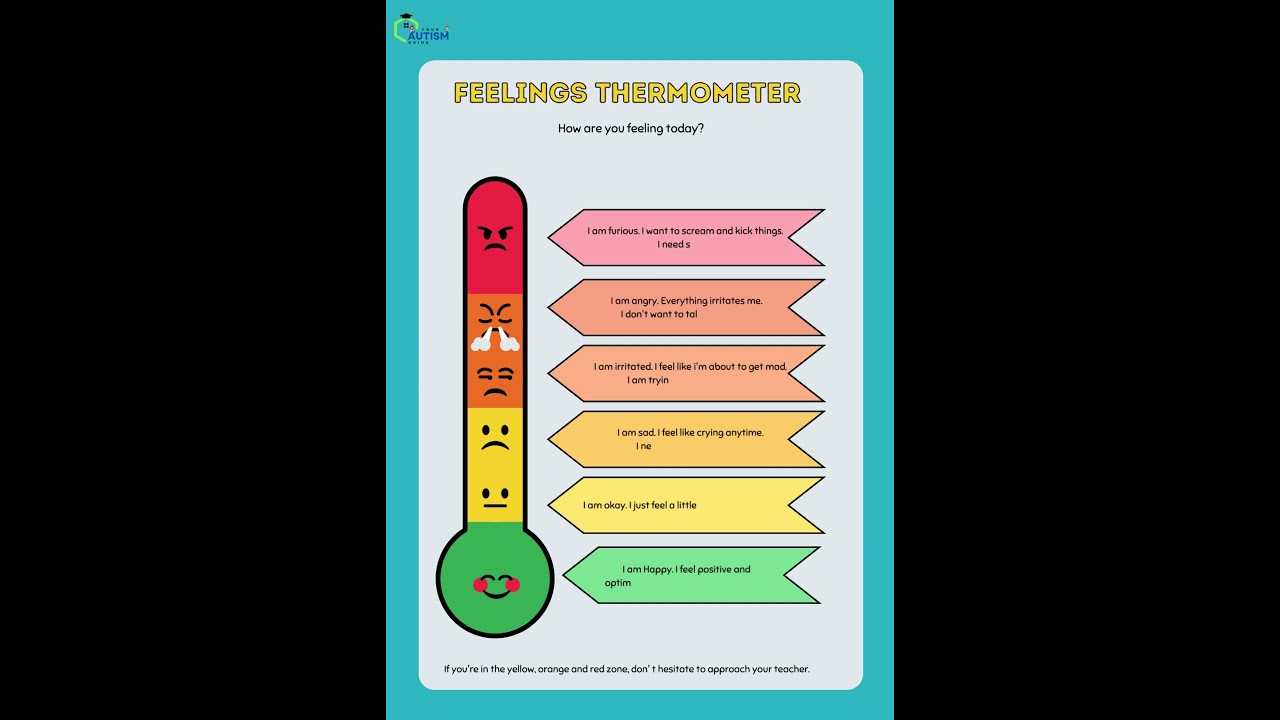 How To Make Feelings Chart For Autism | For Autistic Persons |