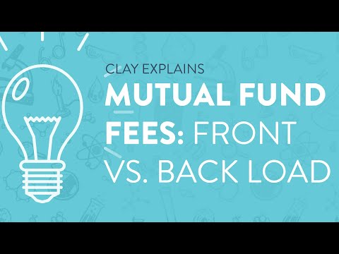 Mutual Fund Fees: Front vs. Back Load