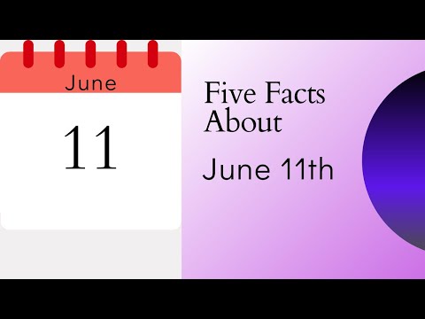 Five interesting events that happened on June 11th #shorts