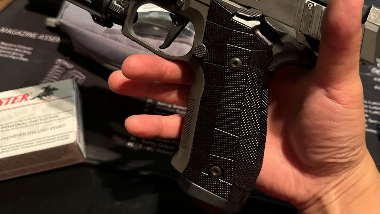 Installed Lok Grips on sig p226 xfive legion