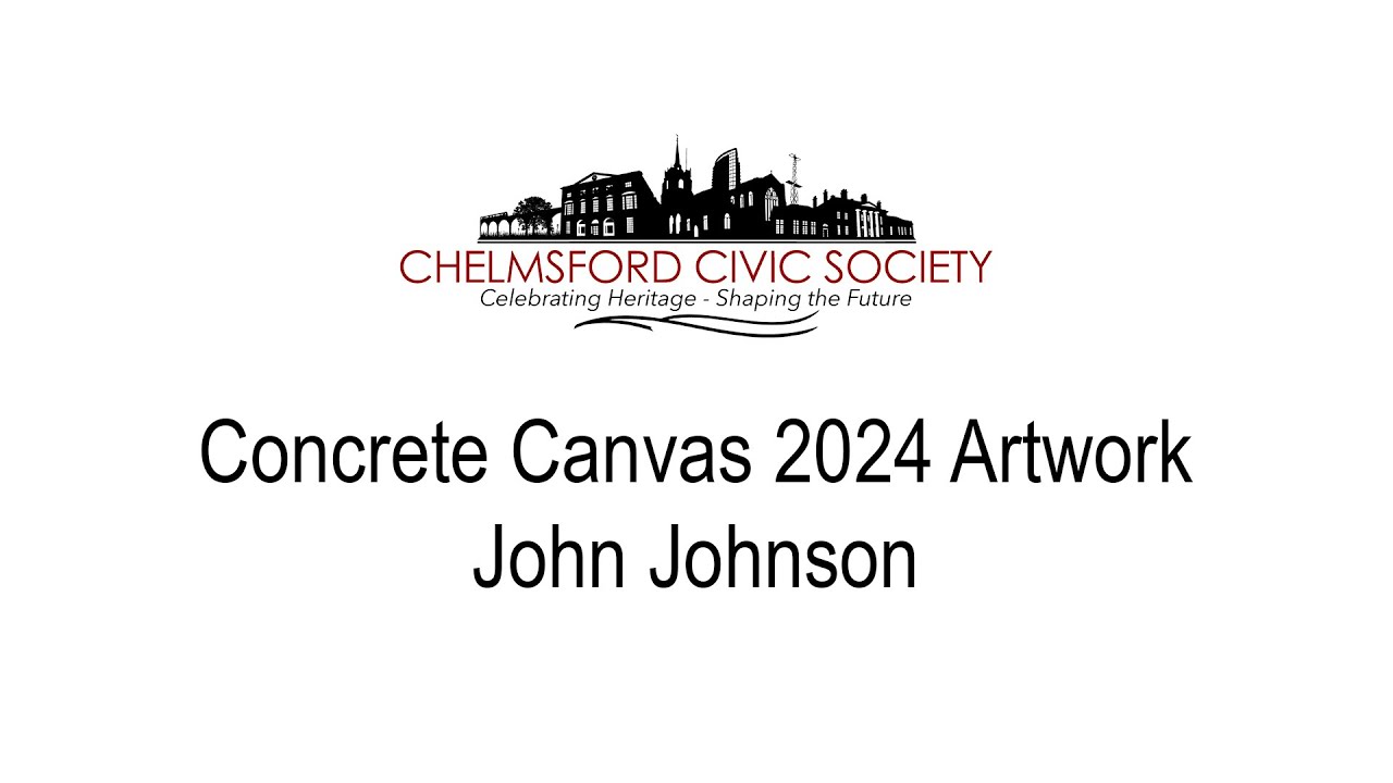John Johnson Portrait for Concrete Canvas 2024 in Chelmsford City Centre